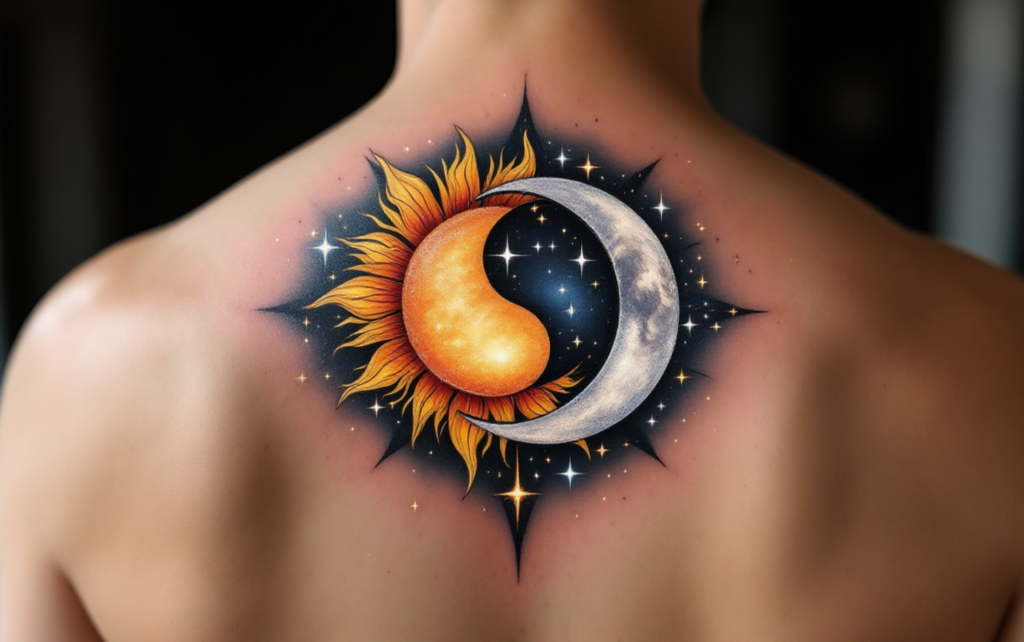 Význam tetování slunce a měsíce | Tetovani.cz